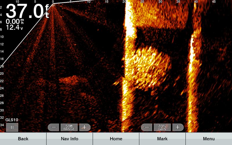 A few Livescope images from today - Side/Down Imaging - Crappie.com