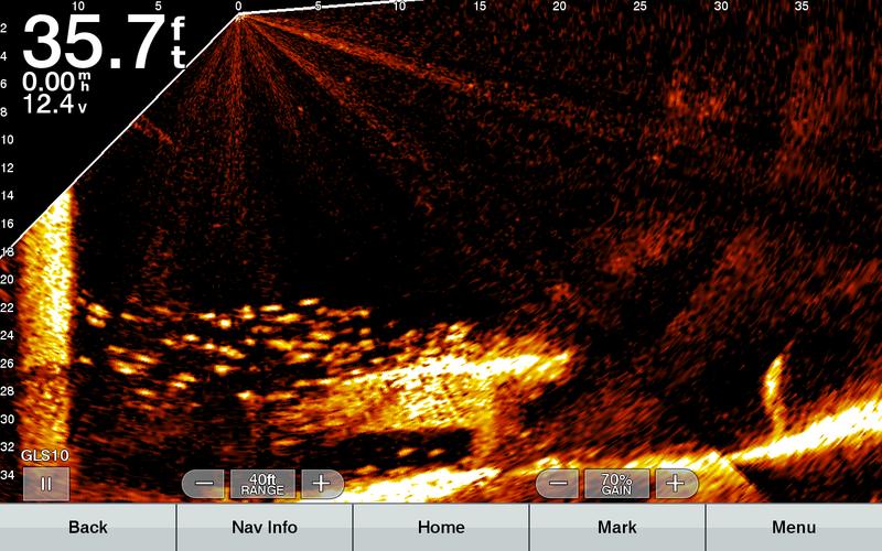 A few Livescope images from today - Side/Down Imaging - Crappie.com